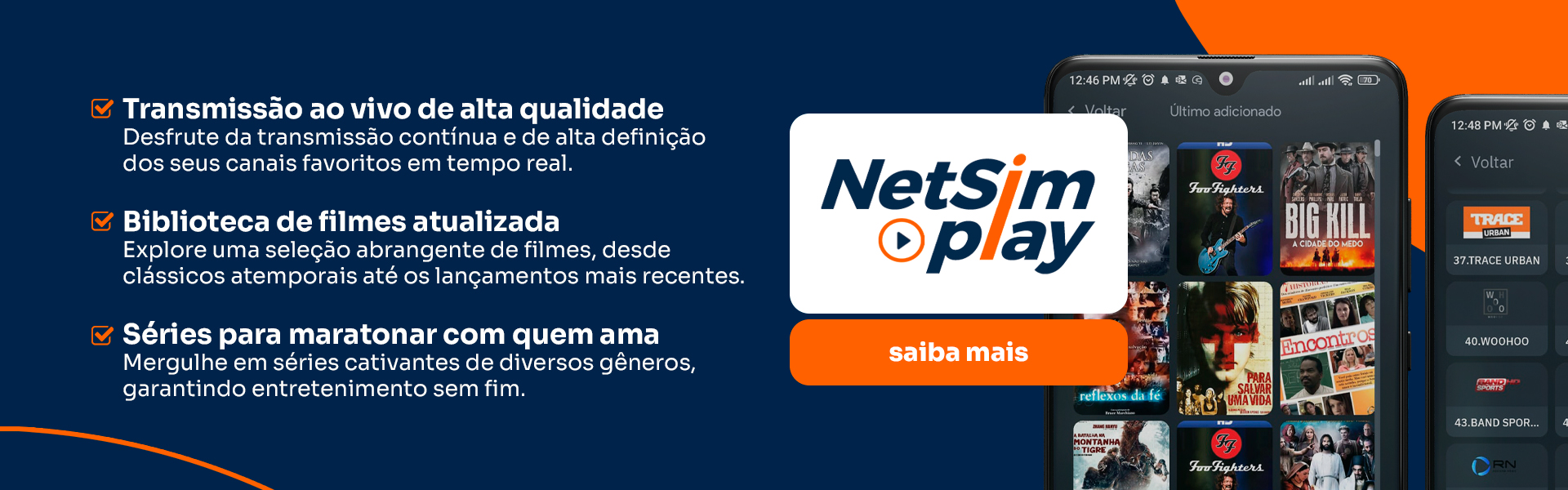 Netsim Telecom - Internet Fibra Ótica em Águas Quentes